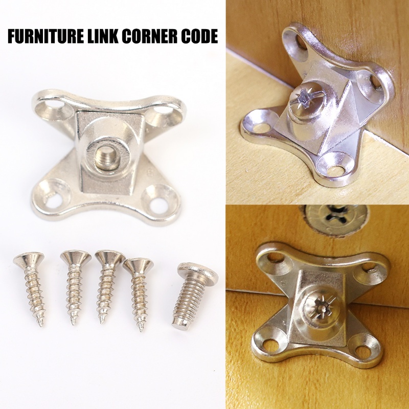 Cabinet Furniture Fastners with Screws / Stainless Steel 90 Degree ...