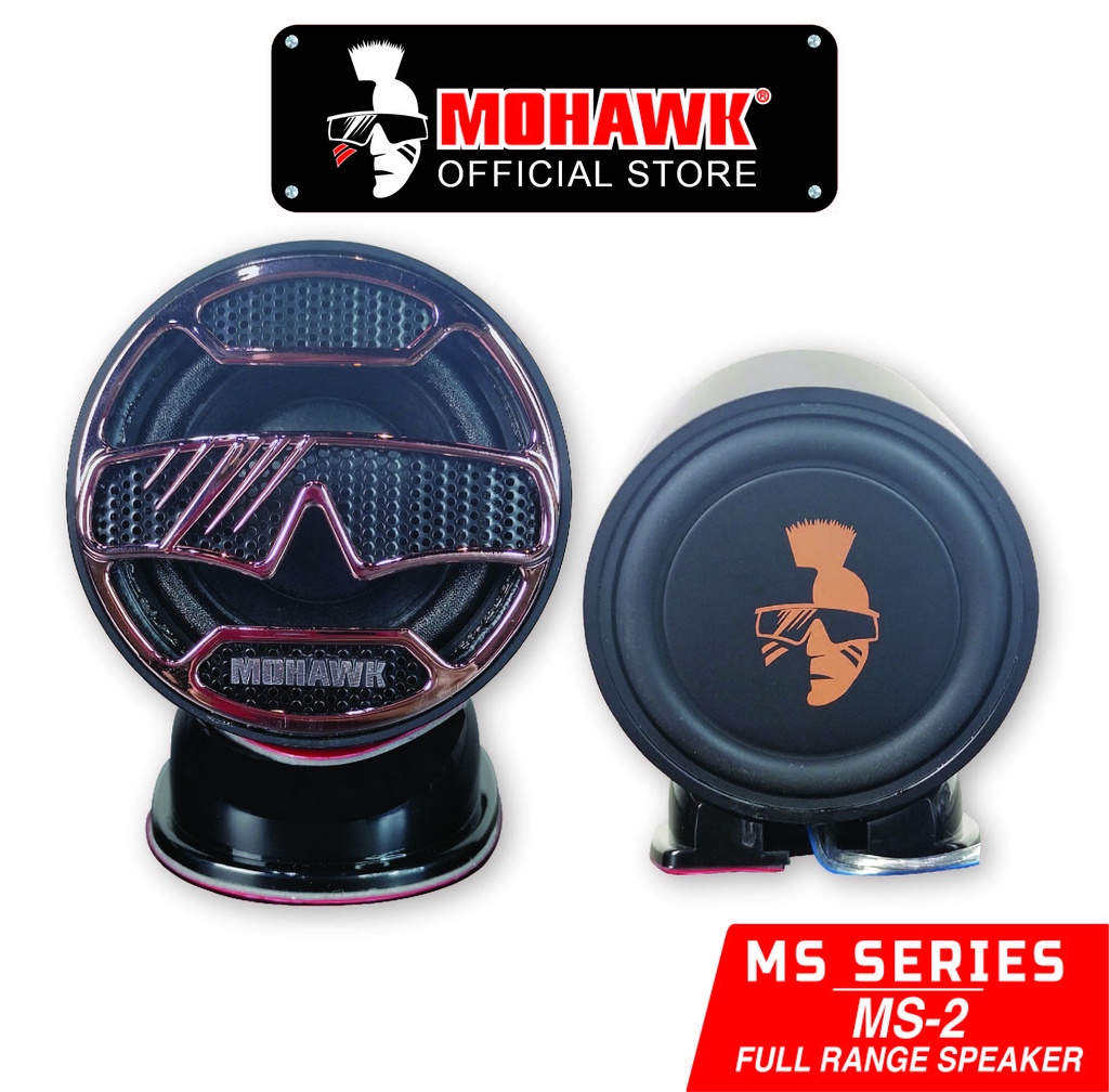MOHAWK MS Series MS-2 2 Way Full Range With Bass Car Speaker (100W/2 ...