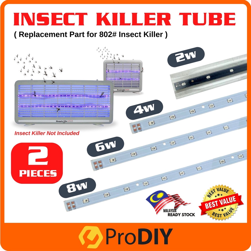 2 PIECES Replacement Part for 802# Electric Insect Killer Tube Fly ...