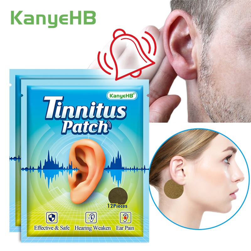 Herbal Tinnitus Treatments Patch Itchy Ear Pains Relief Plaster Protect ...