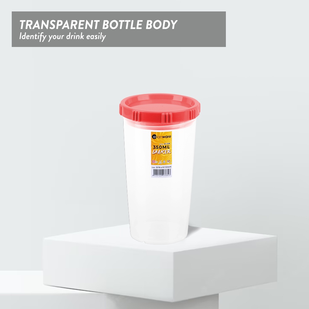 Elianware 350ML BPA FREE Shaker Botol Air Ais Milo Beverage Cup ...