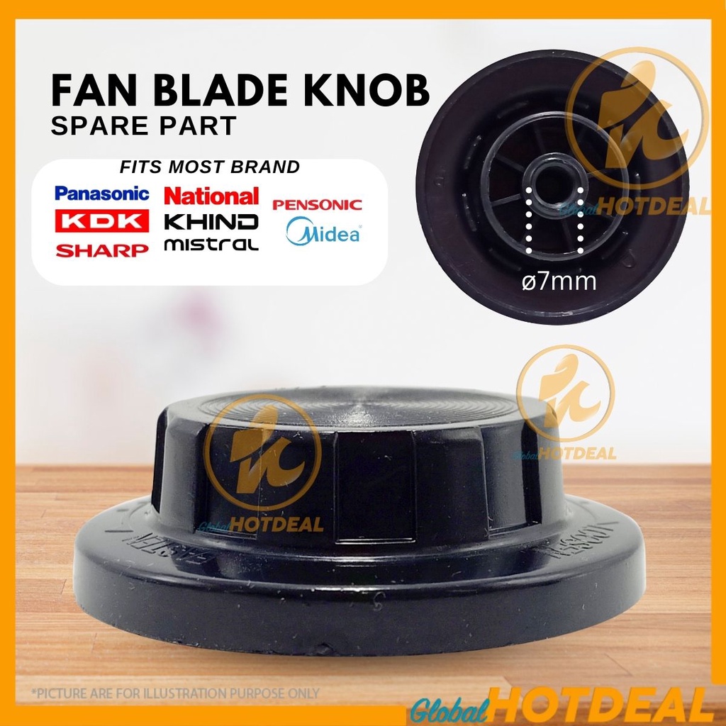 Alat Ganti Kipas Fan Guard Knob Replacement Spare Part Fan Blade Knob ...