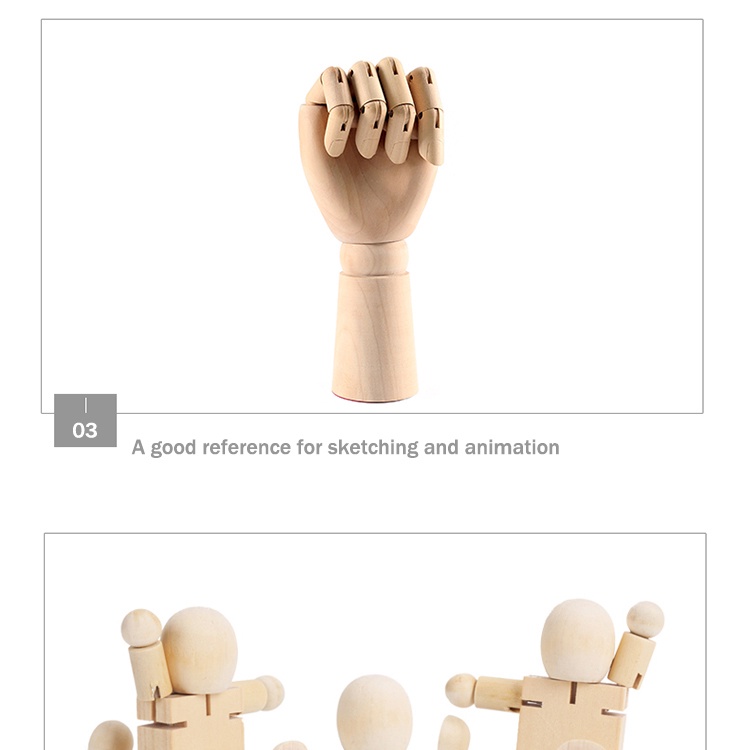 Angel Mark Mannequin Puppet Wooden Hands & Mannequin Movable Joint Wood ...