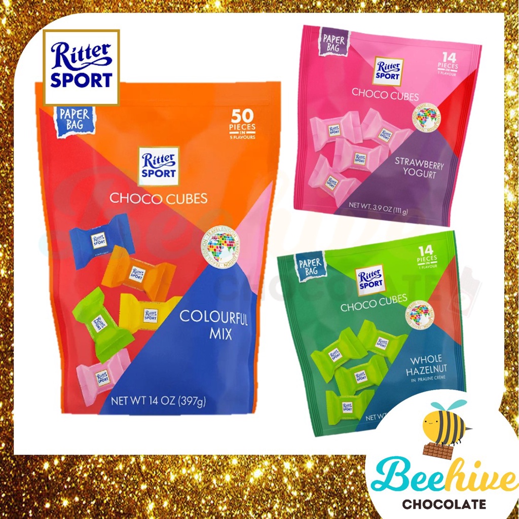 Ritter Sport Choco Cubes Chocolate Pouch 109g-397g | Shopee Malaysia