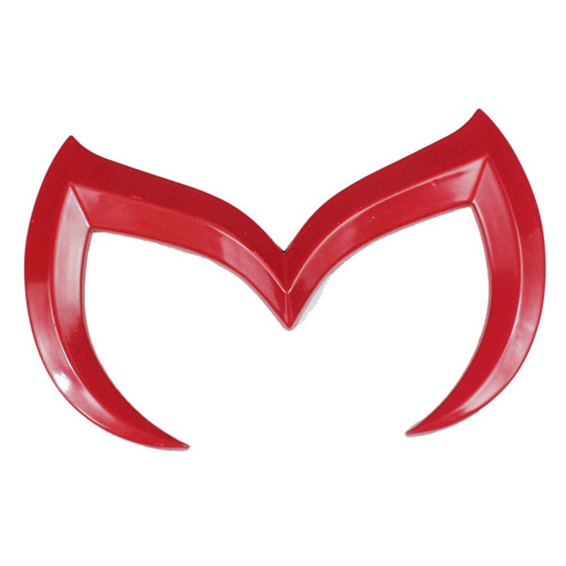 Black Versatile 3d Evil M Emblem Logo Bat Rear Badge Decal For Mazda ...
