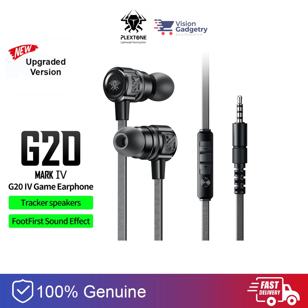 Plextone G20 Mark IV G21 Gaming Earphone Headset In-ear Earbud Magnetic ...