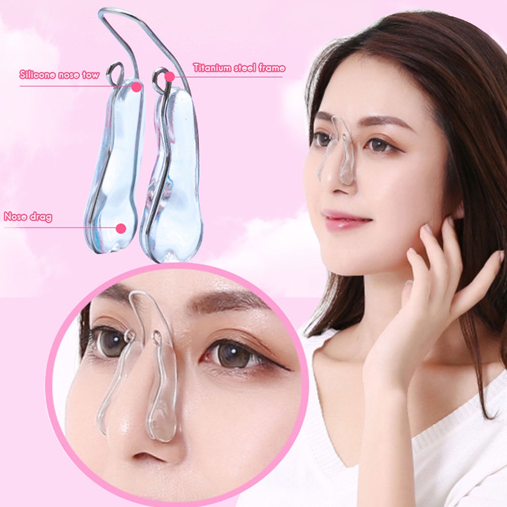 Soft Silicone Nose Shaper Nose Up Lifting Shaping Facial Corrector Nose ...