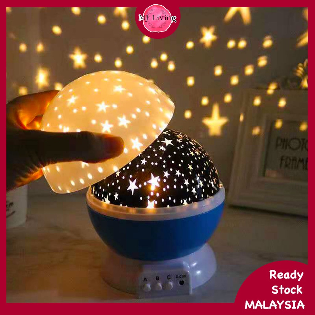 Galaxy Starry LED Light Projector Star Moon Night Lamp Bedroom ...