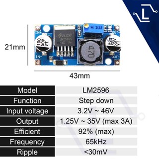 [Luminense] DC DC Converter Power Module Step Up Step Down LM2596 ...