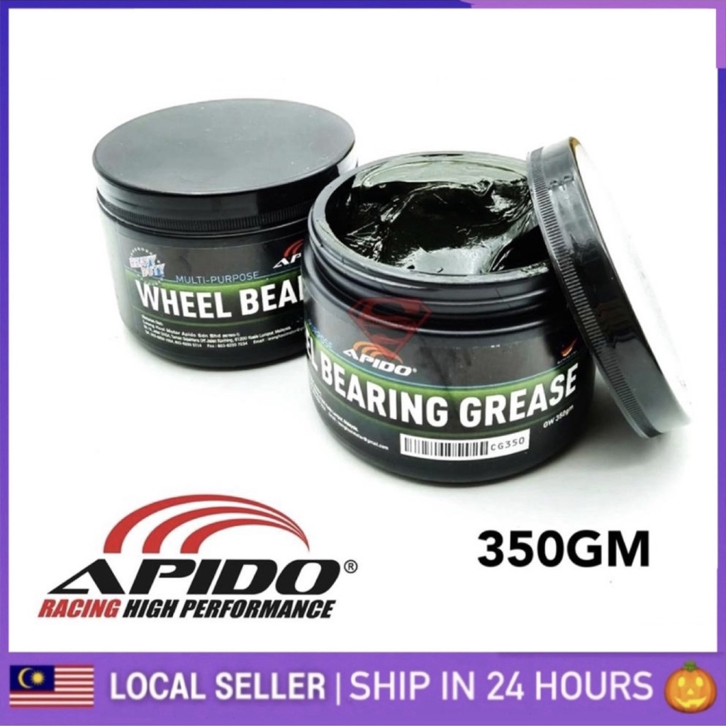 APIDO Wheel Bearing Ball Bearing Grease Lubricant Green (350gm) Heavy ...