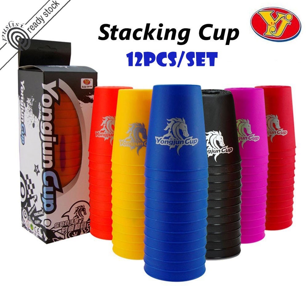 YJ Yongjun Speed Flying Cup Stacking Cup Stacks Cup | Shopee Malaysia