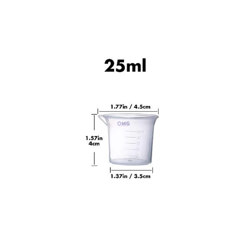 Gundam Tool Beaker 10ml 25ml 50ml 100ml Measure Container Measuring Cup ...
