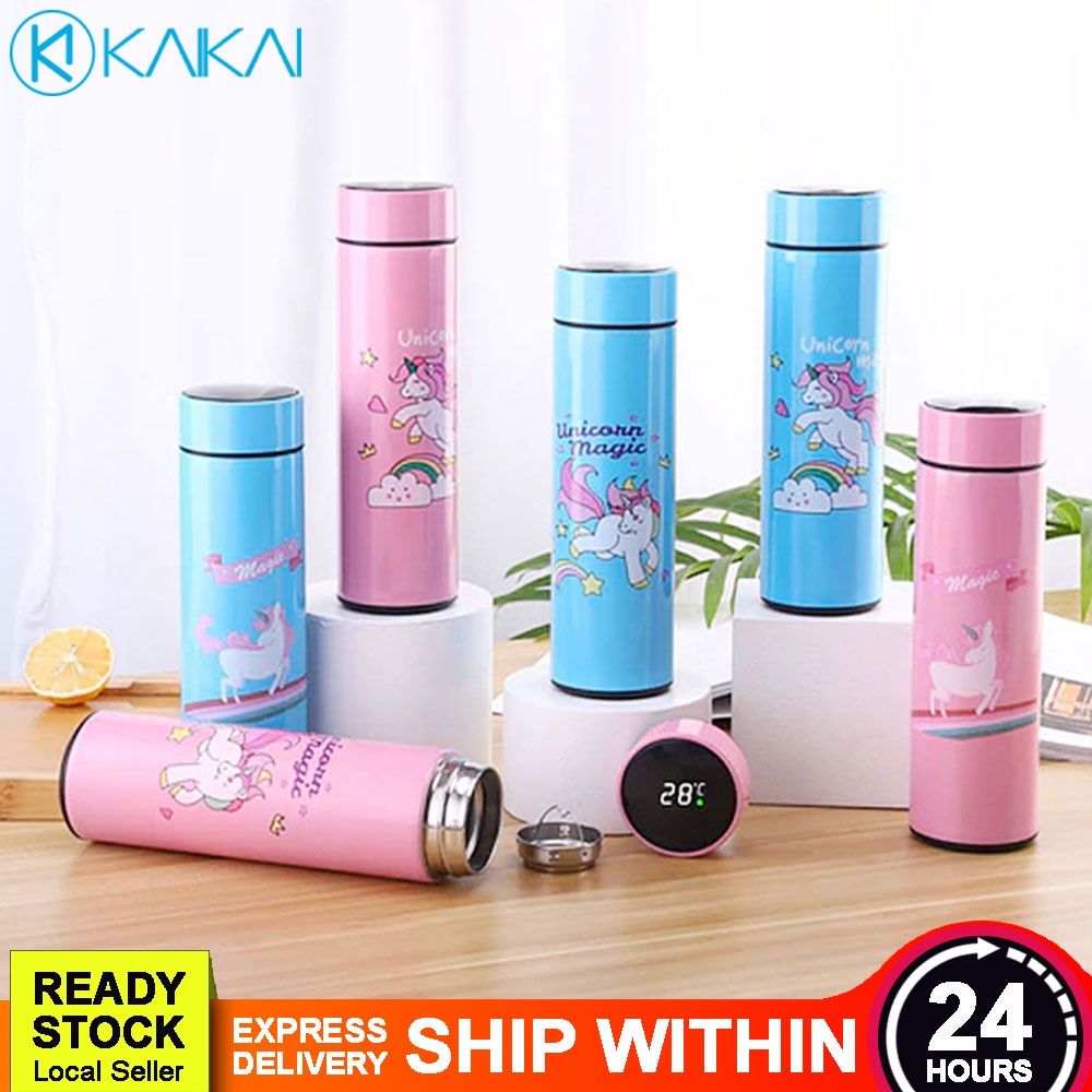 🔥 LEAKPROOF 🔥 LED Display Thermal Flask Dual Layer Insulation 304 ...