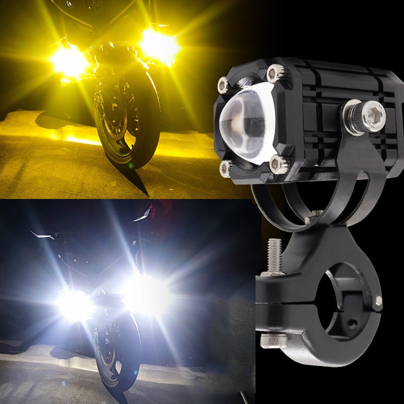 1 Pair Mini Driving Light 4 Modes With Switch AntiFog Waterproof ...