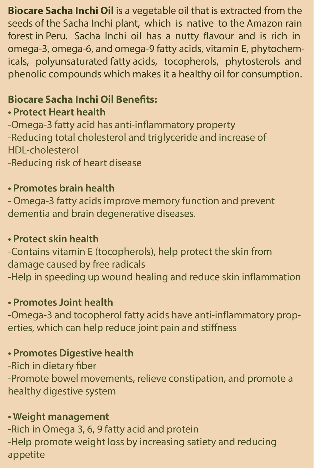 BioCare Extra Virgin Sacha Inchi Oil From Peru (2 x 250ml) | Shopee ...