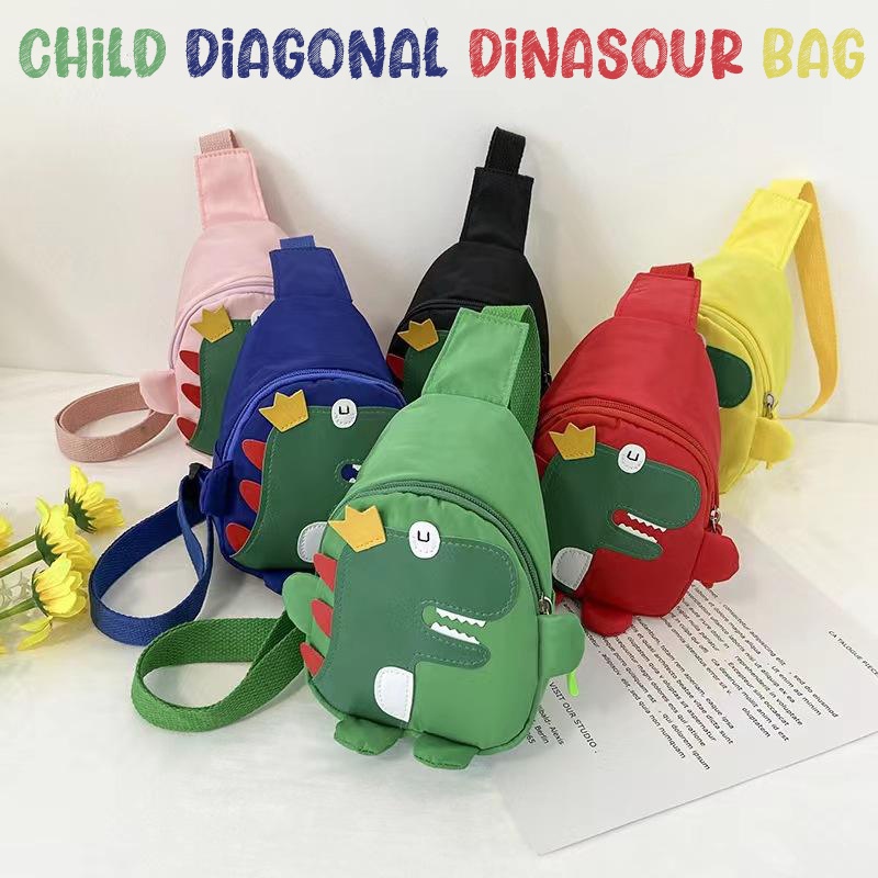 Cute Dinosaur Children Shoulder Sling Bag Kids Preschool Kindergarten ...