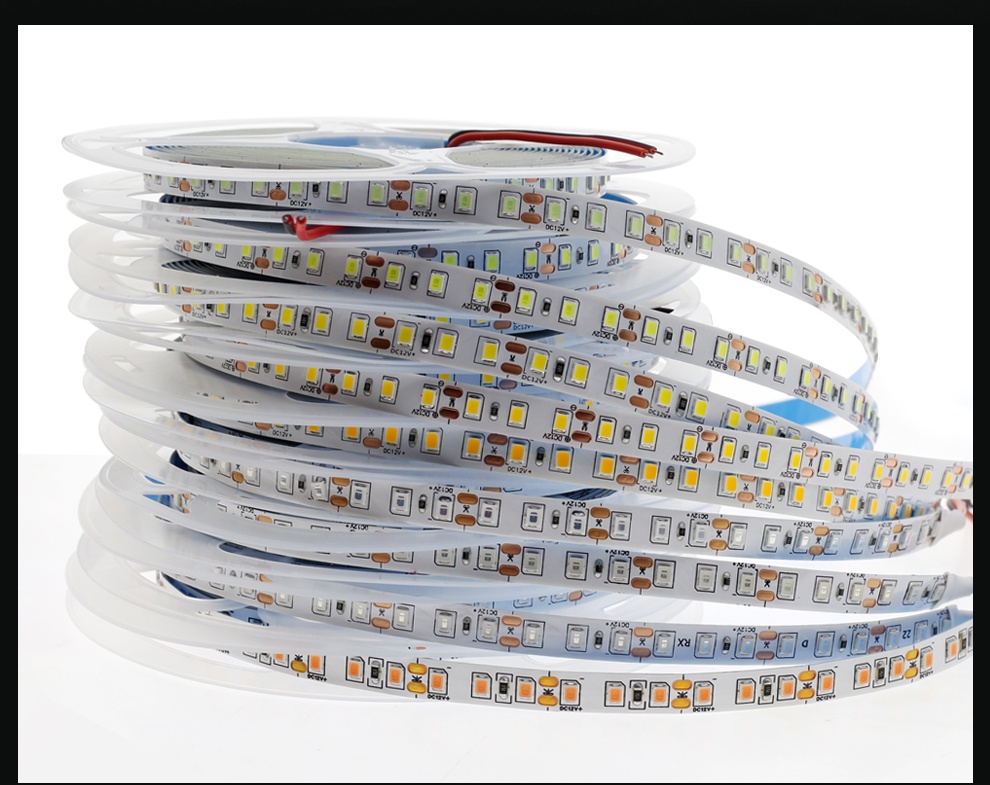5M 10M LED Strip 12V 24V 120LEDs/m LED Lights High Brightness White/Red ...