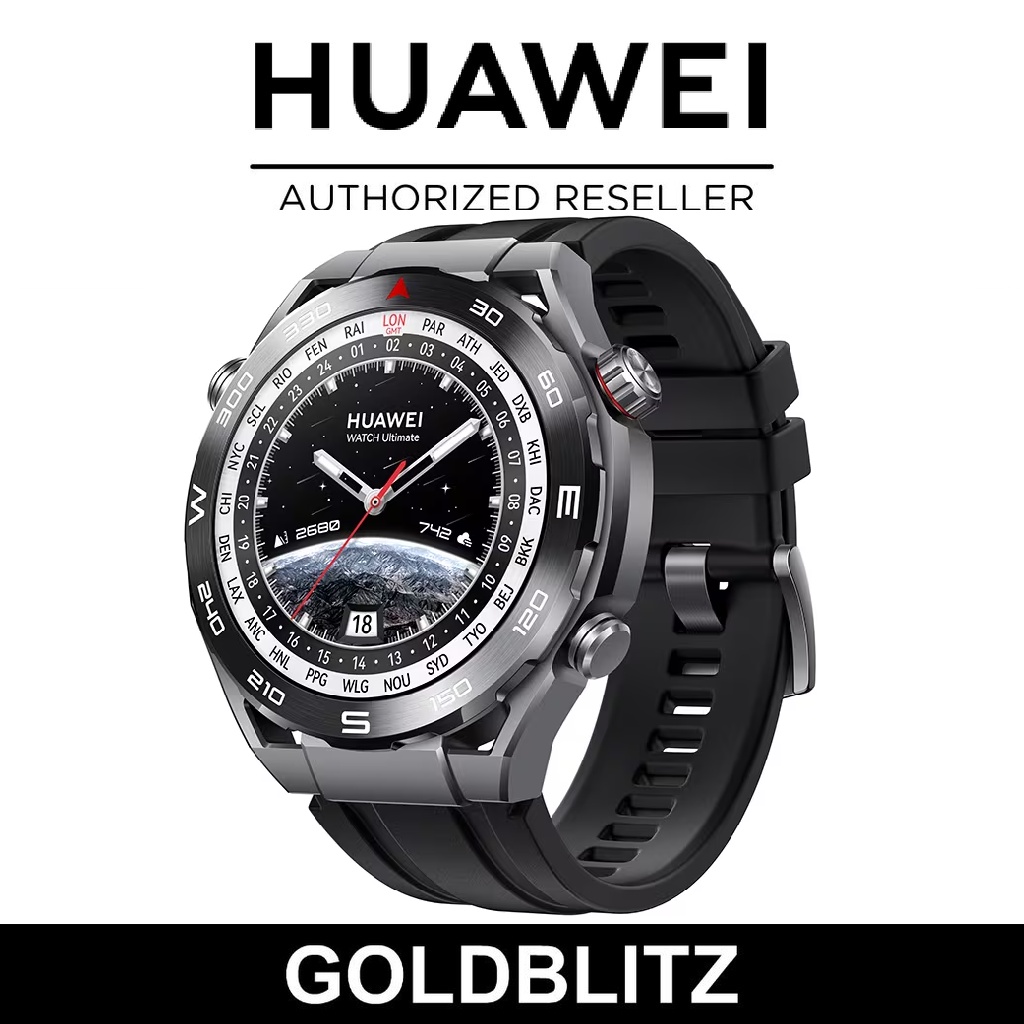 HUAWEI WATCH Ultimate Design 18k Gold Sapphire 1.5" LTPO AMOLED GPS ...