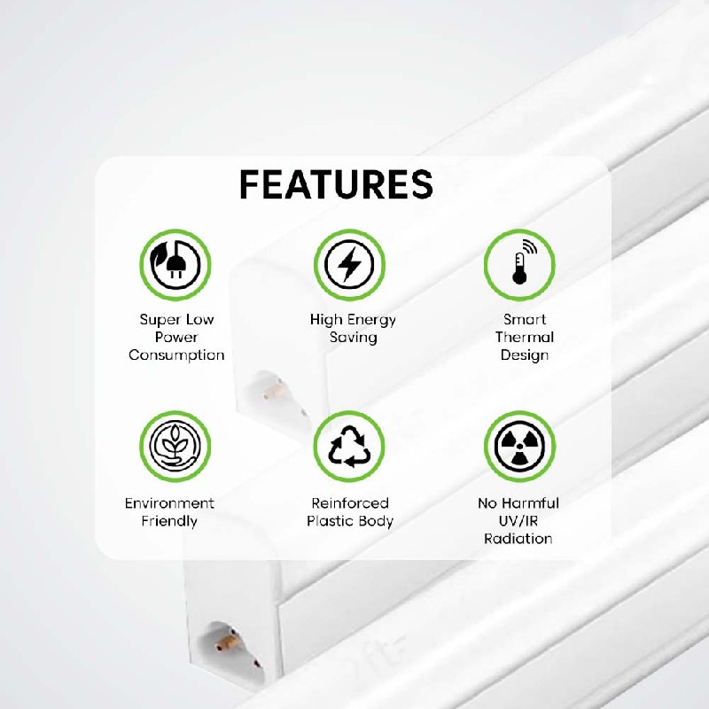 【NordicHome】 2pcs/set High Grade LED T5 Tube Light Ceiling Wall ...
