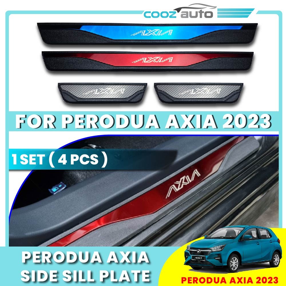 Perodua Axia NEW 2023 - 2025 Colorful Door Side Sill Step Plate ...