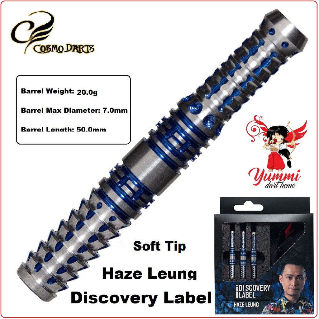 Cosmo Soft Tip Dart Discovery Label - Haze Leung (20G Barrel Weight Only) | Shopee Malaysia