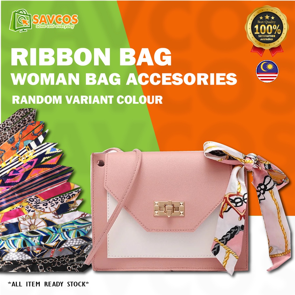 Ladies Ribbon Bag / Tied Handle Small Ribbon Scarf / Ribbon bag ...