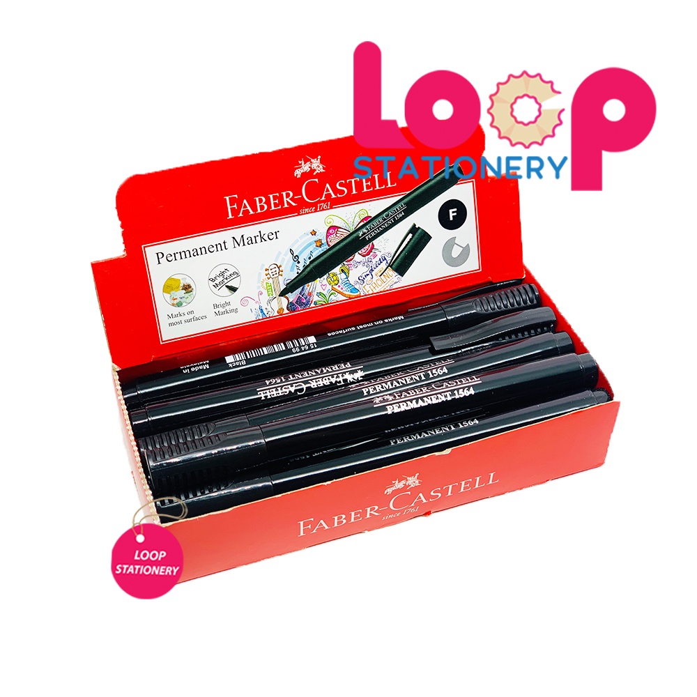 Faber-Castell Permanent Slim Marker Fine [1pcs] | Shopee Malaysia