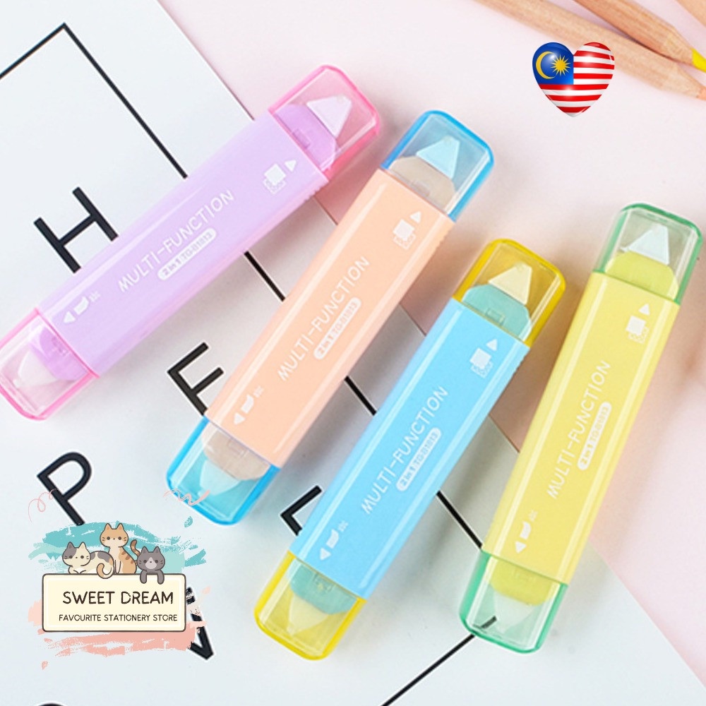 Twingo 2 In 1 Correction Tape PASTEL Edition Adhesive Glue Tape Roller ...