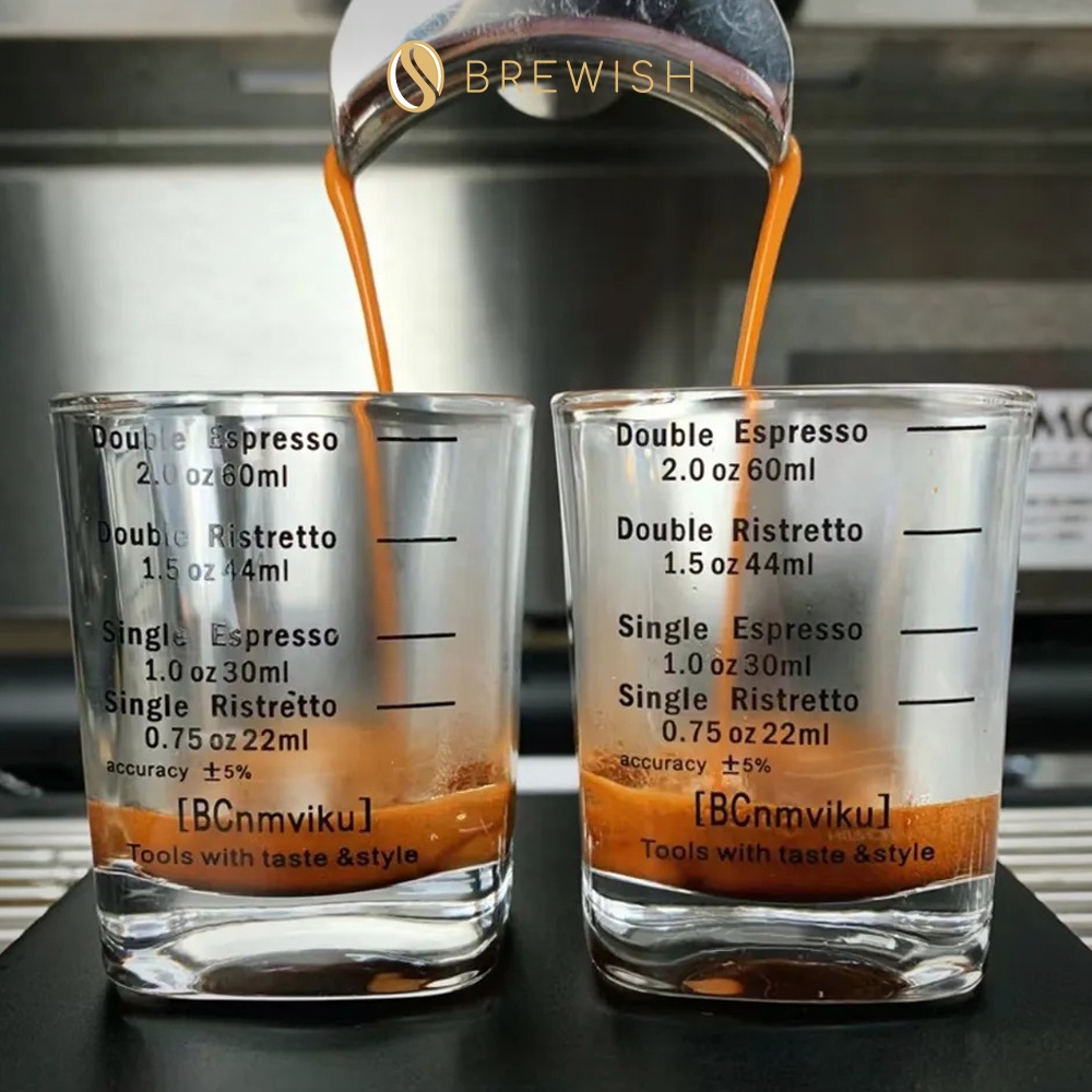 BREWISH 60ML Shot Glass Measuring Ounce Cup Kitchen Bar Tool Espresso ...