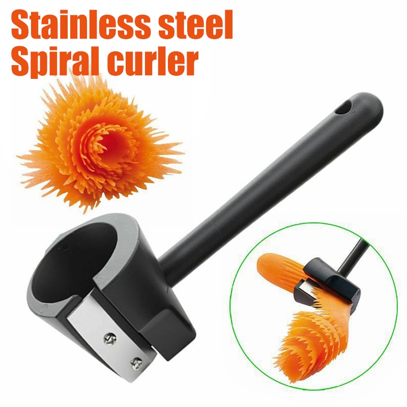 Creative Potato Carrot Spiral Cutter Funnel Shaped Vegetable Flower ...
