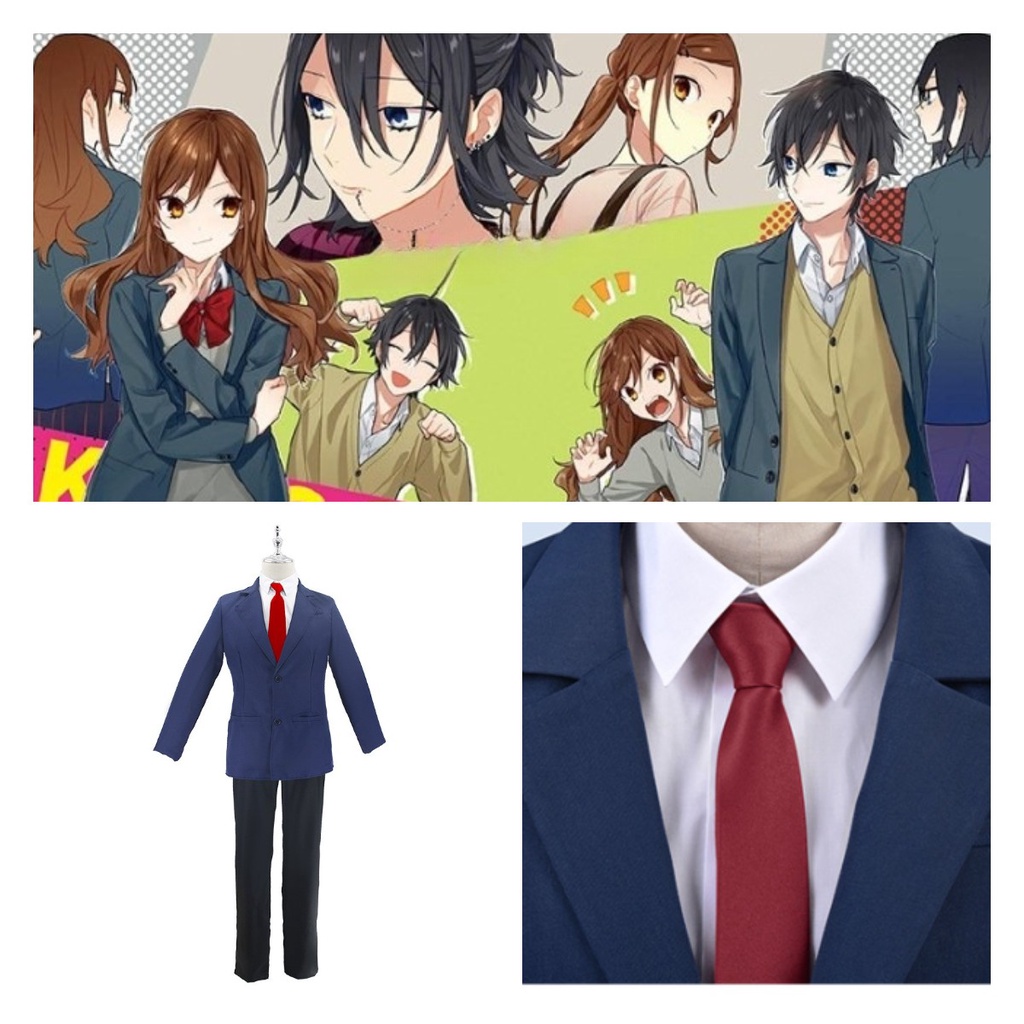 Anime Horimiya Miyamura Lzumi HoriKyouk Cosplay Costume Set Japanese ...
