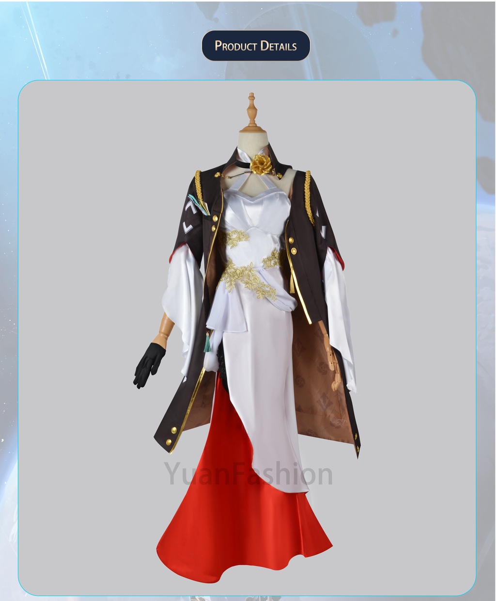 [Ready Stock] Honkai Star Rail cosplay Himeko cosplay clothing Anime ...