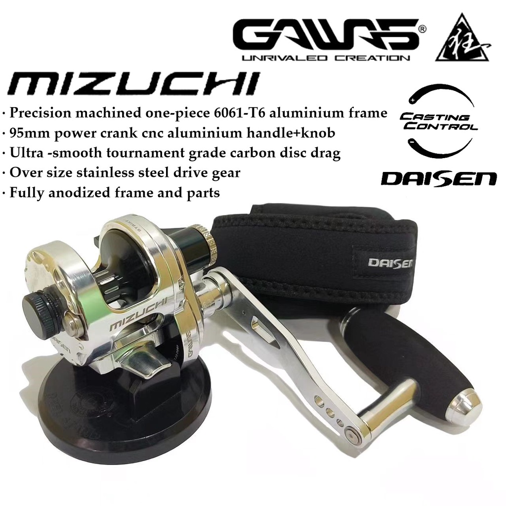 GAWAS MIZUCHI DAISEN SALTWATER JIGGING FISHING REEL | Shopee Malaysia