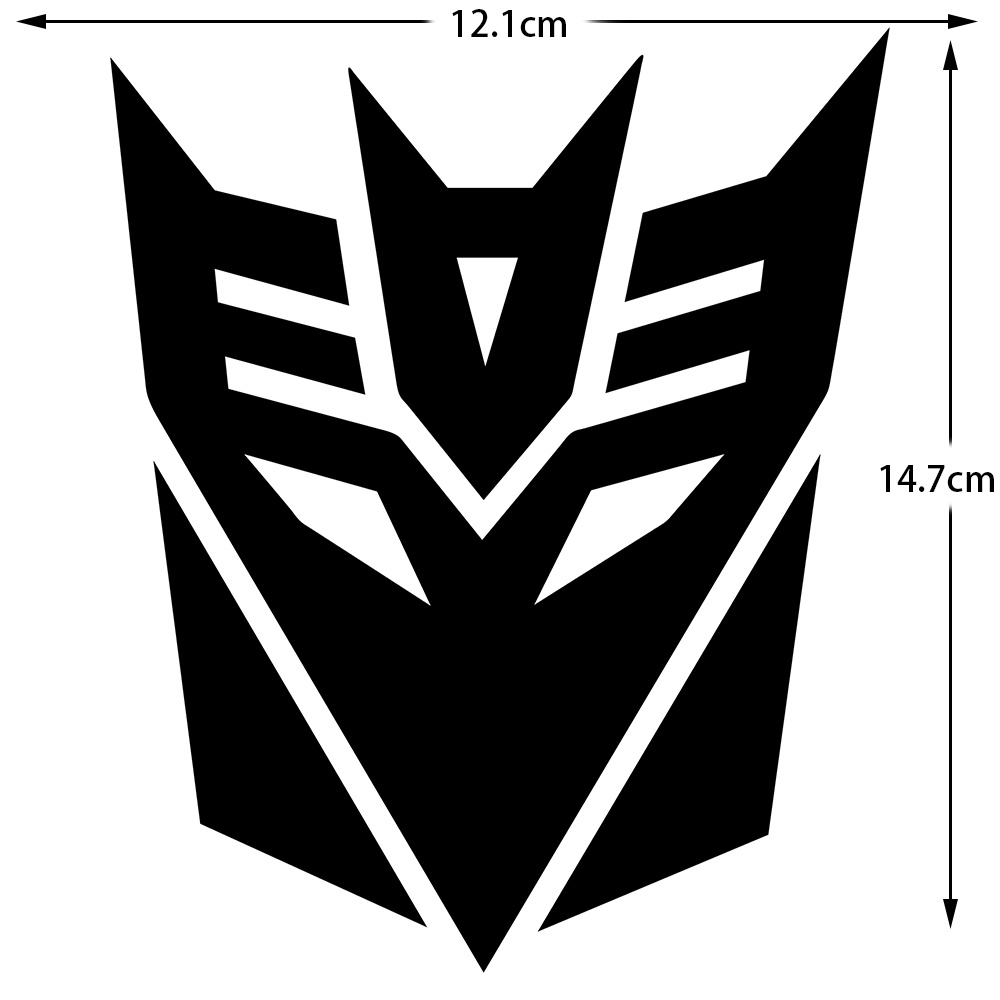 Transformers Animation Reflective Car Stickers Autobots Decepticons ...