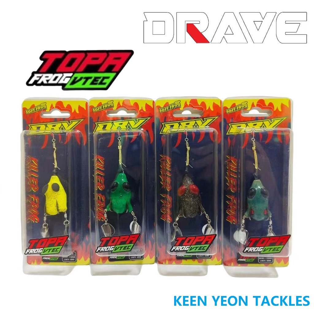 DRAVE TOPA VTEC SOFT FROG (TOPA DOUBLE BLADE) | Shopee Malaysia