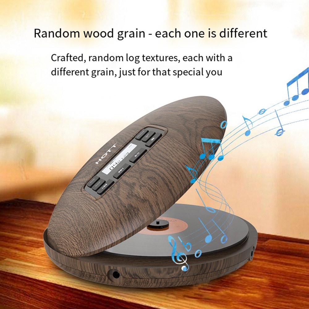 Hott CD611 Portable CD Player Lcd Display High Fidelity High Quality ...