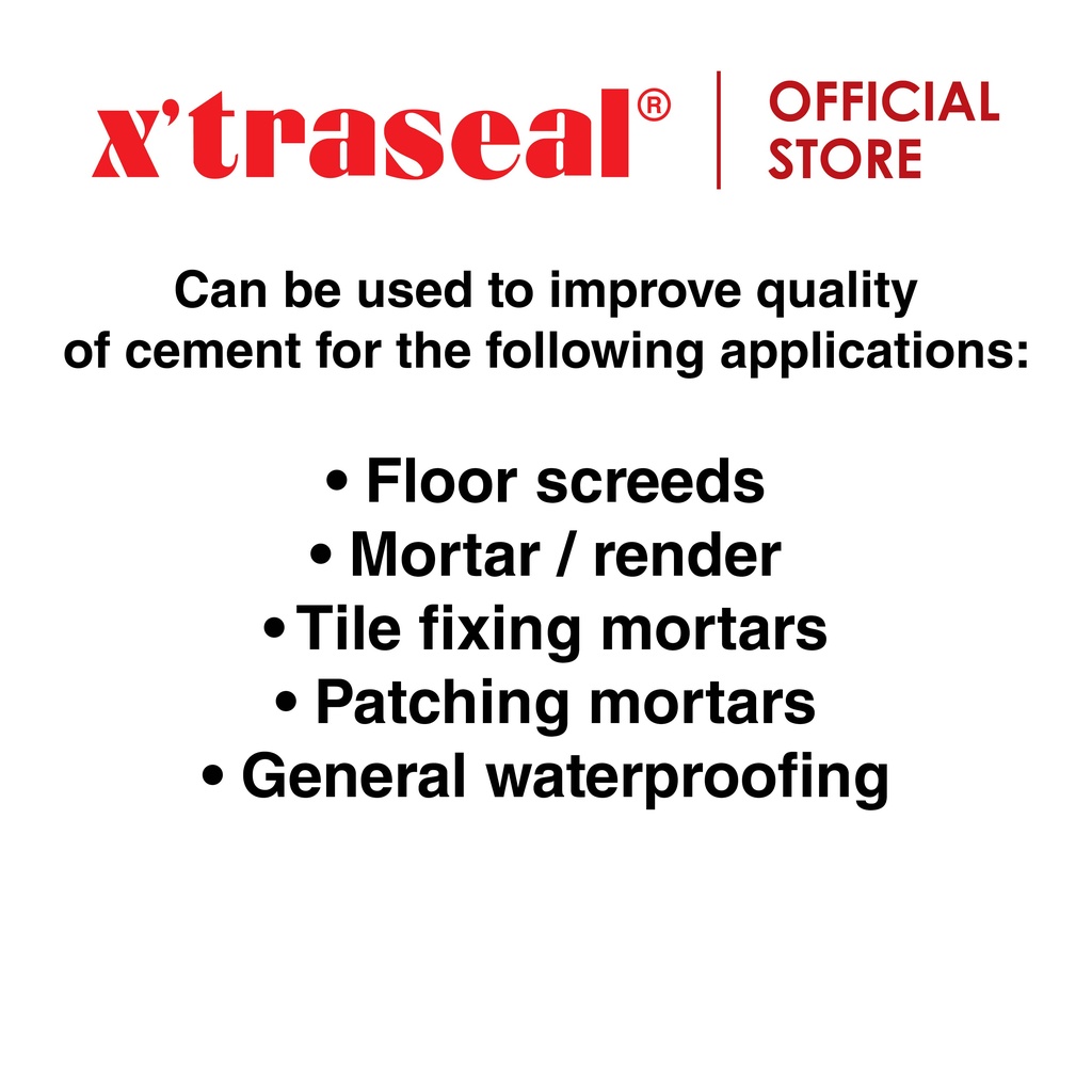X'traseal WP-713 xtralastic 108 Multi-Function Bonding Agent and Mortar ...