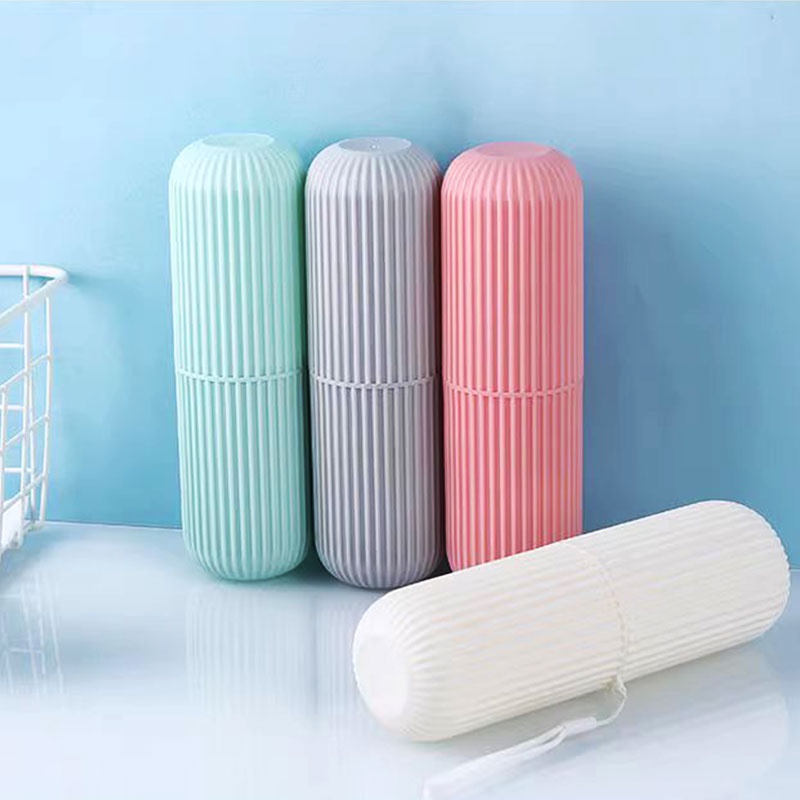Portable Travel Toiletries Toothbrush Case Toothpaste Storage Set Box ...