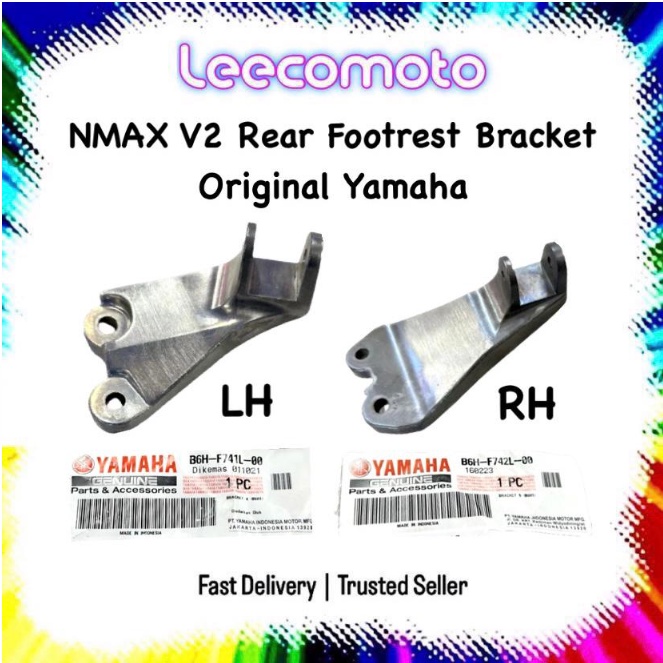 ORI YAMAHA NMAX155 NEW NMAX 155 V2 REAR FOOTREST BRACKET STAY HOLDER ...
