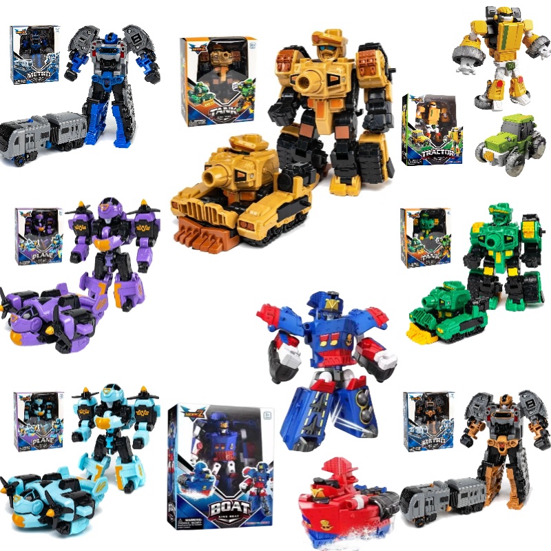 Transformer Car Intelligent Robot Mech Cartoon Action Figure Puzzle ...