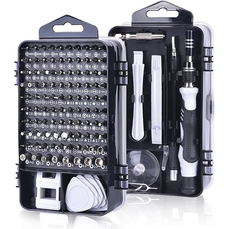 115 In 1 DIY Repair Tool Kit Magnetic Screwdriver Bit Set Phone Laptop ...