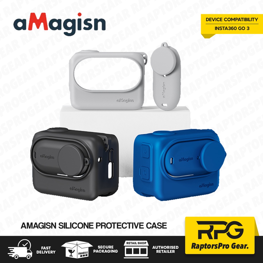 AMAGISN Silicone Protective Case for Insta360 GO 3/ GO 3S | Shopee Malaysia