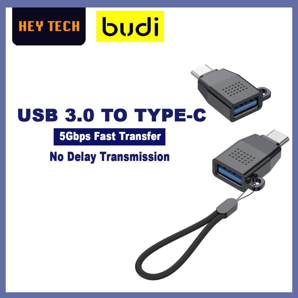 Budi USB 3.0 To Type C OTG Adapter USB C Male To Micro USB Female Cable Converters For Macbook ...