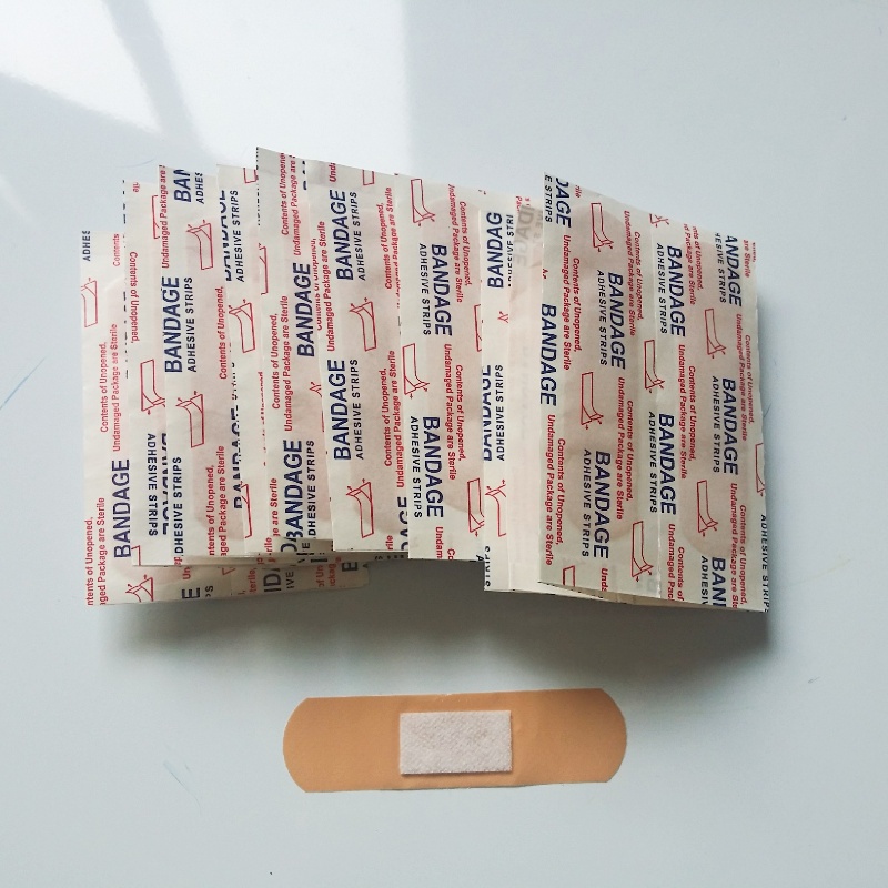 100Pcs PE Waterproof Band Aid Skin Adhesive Bandages First Aid Wound ...