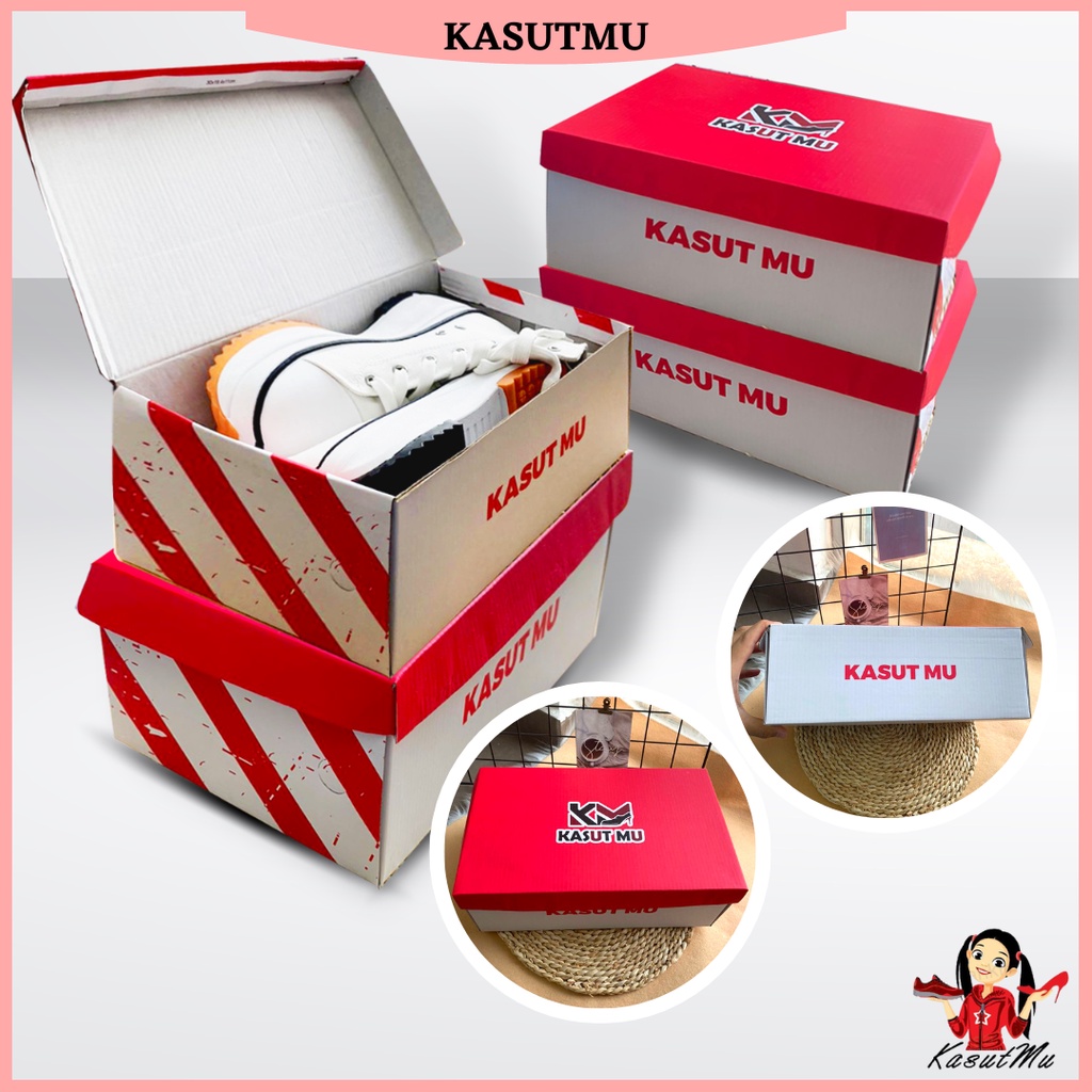 KASUTMU SHOE BOX SPORT KOTAK KASUT CARTON BOX SHOES | Shopee Malaysia