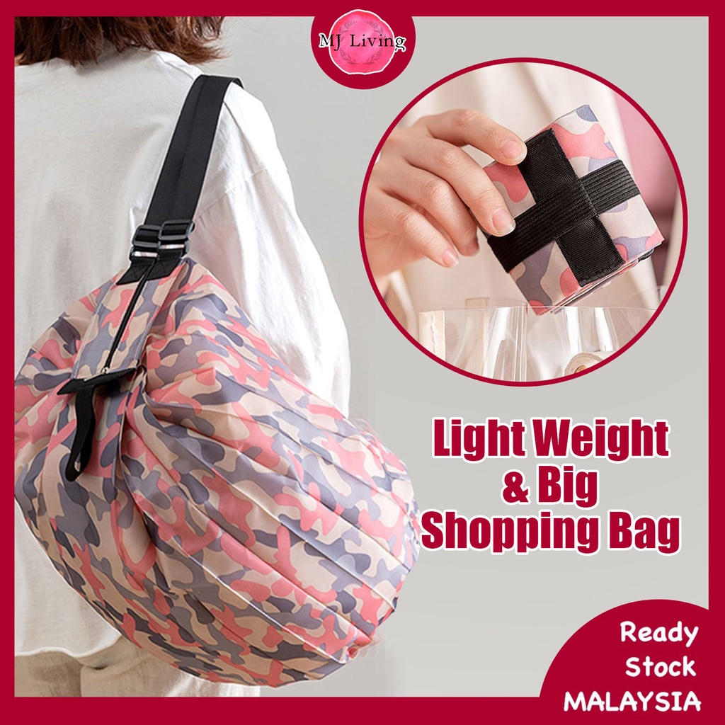 Super Light Weight Easy Carry Reusable Foldable Shopping Bag Recycle ...