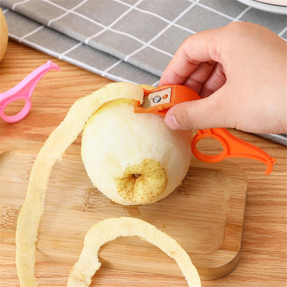 Creative 2 IN 1 Fruit Apple Peeler Orange Cutter Stainless Steel Peeler ...