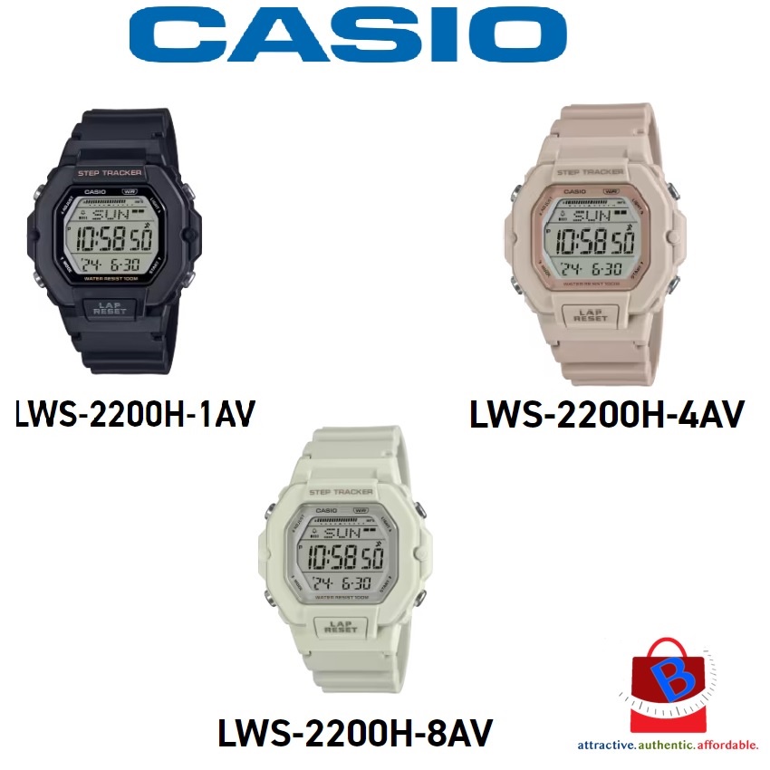 Casio LWS-2200H Series Watch Original & Genuine / Jam Tangan LWS-2200H ...