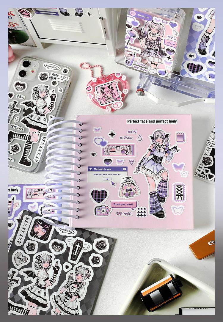 idako pelekat Poket stickers akaun tangan scraping kad goo filem bodoh ...