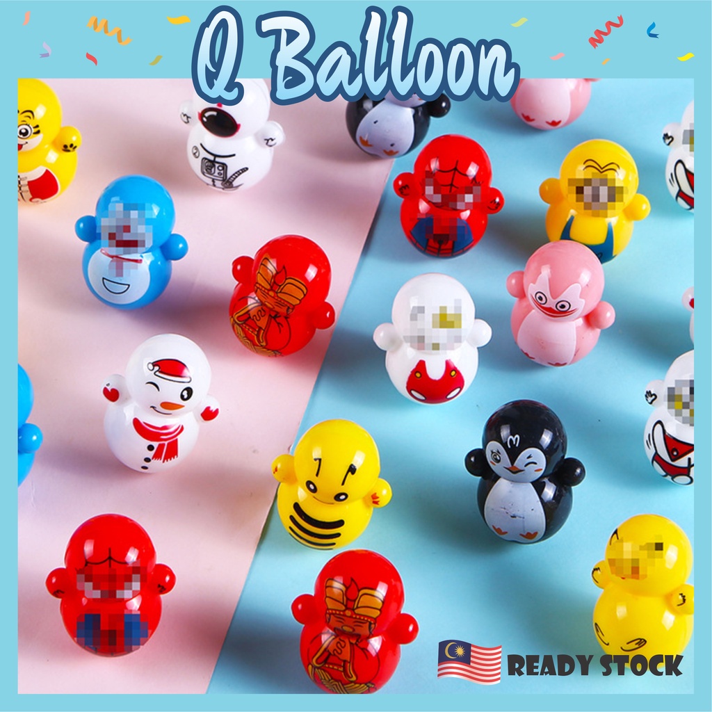 (PLAY3) Roly Poly Tumbler Toy | Tiktok Funny Mini Space Astronaut ...